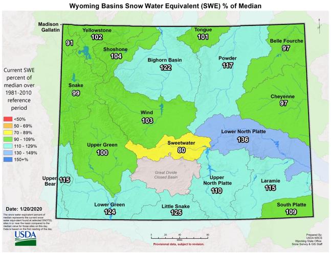 Snowpack in Wind Rivers, Sweetwater Basin rising | News | wyotoday.com