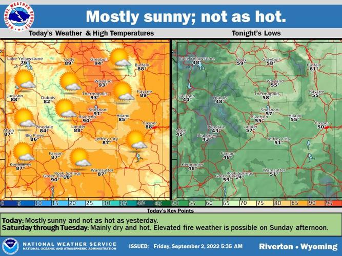 Not Quite as Hot Today; Sunny; Hot and Dry for the weekend | Local News ...