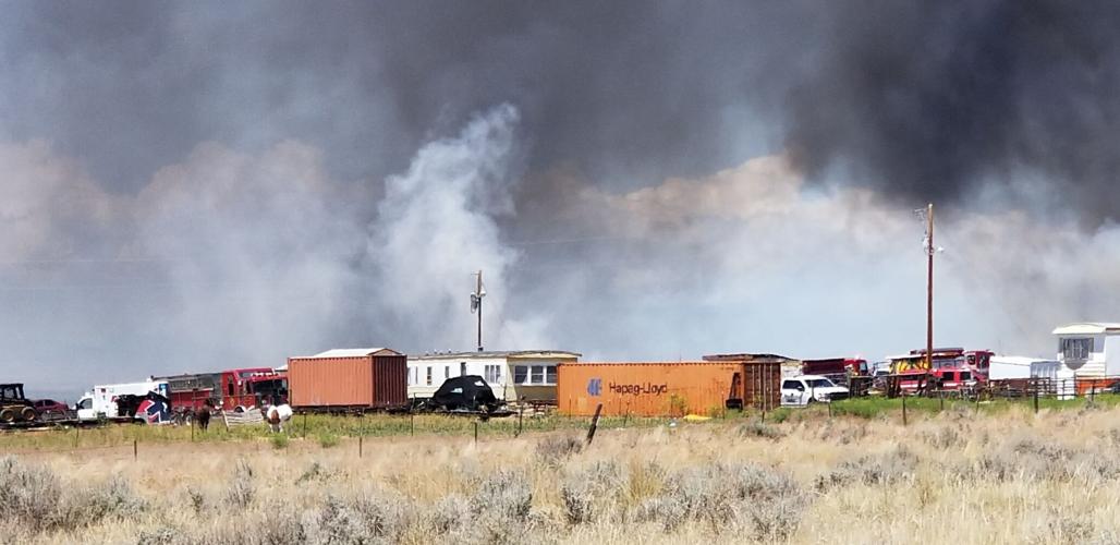 Yard fire erupted Friday alongside Highway 26 West | Local News ...