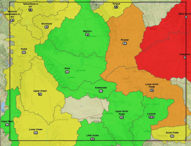 Snowpack up slightly in Wind River, Bighorn Basins | | wyotoday.com