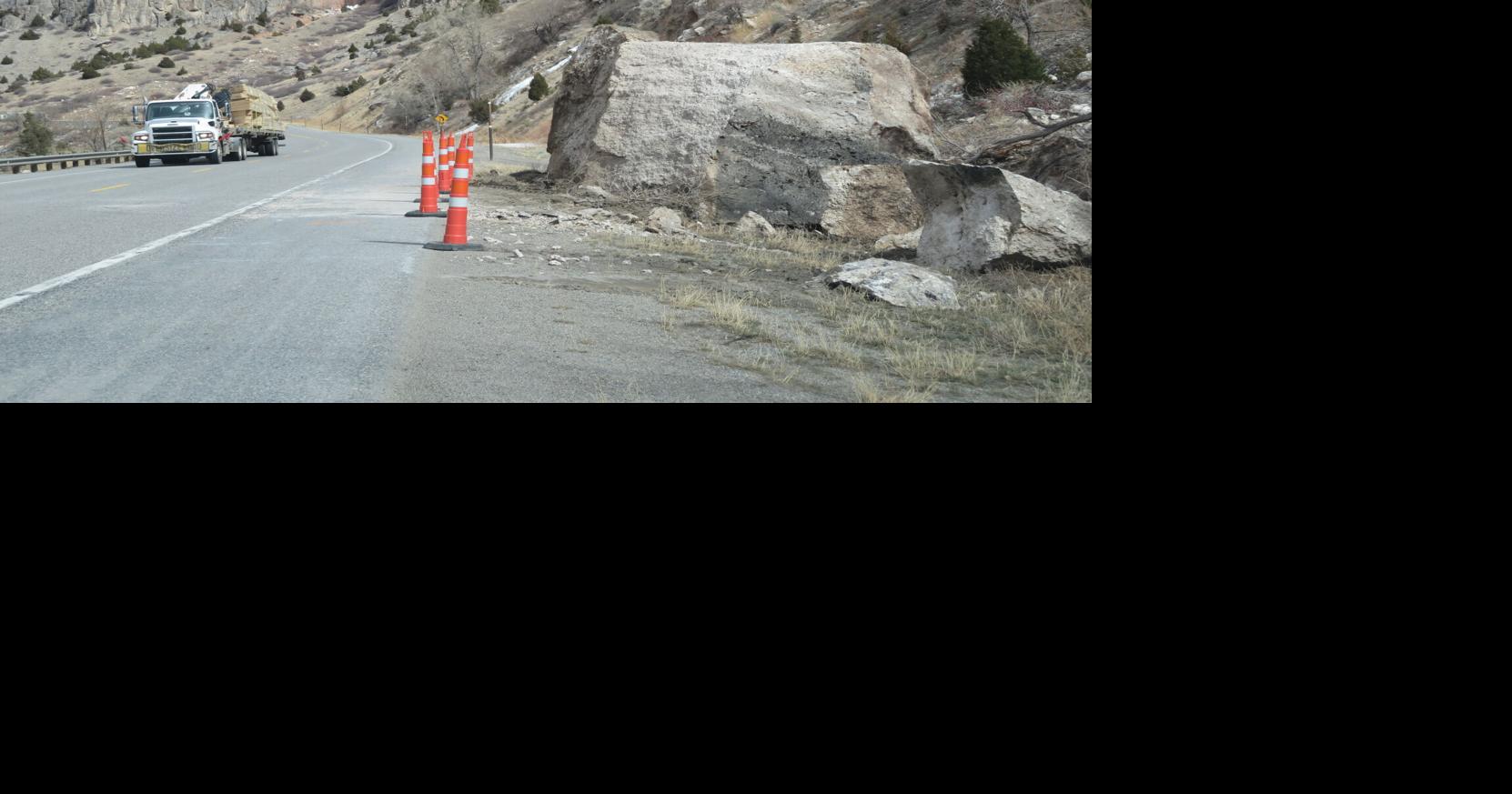 Big Boulder tumbled down in the Wind River Canyon | Local News ...
