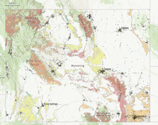 WSGS Released Updated Radon Occurrence Map of Wyoming | News | wyotoday.com