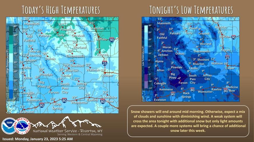 Snow ending Monday, but returning later | News | wyotoday.com