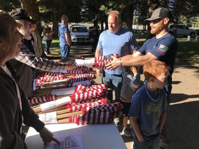 Volunteers placed flags on Graves of Veterans today | Local News ...