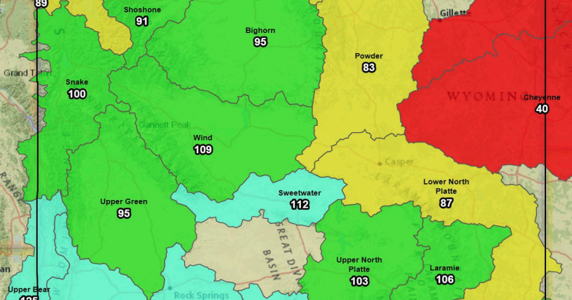 Wind River Basin Snowpack at 109% | News | wyotoday.com