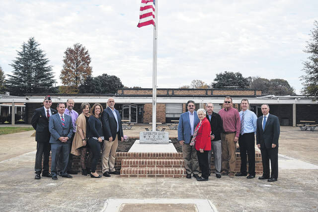Forbush High School dedicates flag pole | Local News | yadkinripple.com