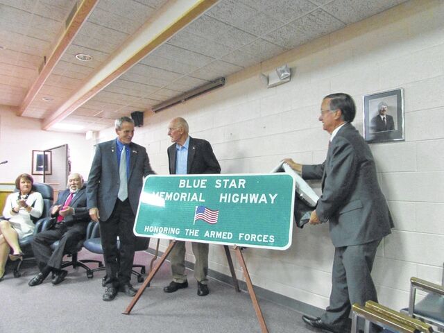 Blue Star Highway ceremony held | Local News | yadkinripple.com