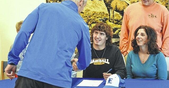 Baseball: Elkin pitcher Will Altemueller signs with Pfeiffer University ...