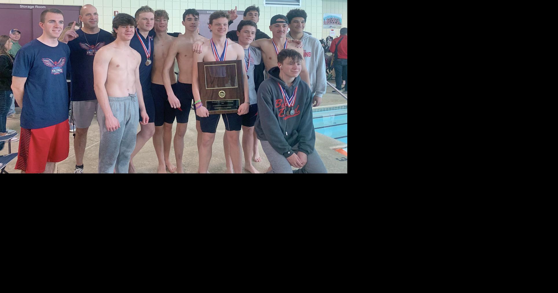Falcons grab boys swim championship | Sports | yadkinripple.com