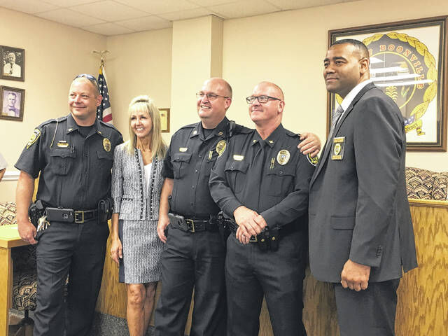 Boonville police chief sworn in | Local News | yadkinripple.com