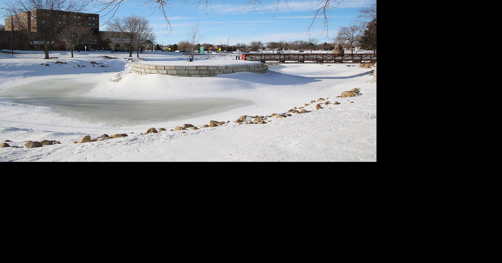 Westside Park Pond Work In Deep Freeze For Winter, Other Projects Also ...