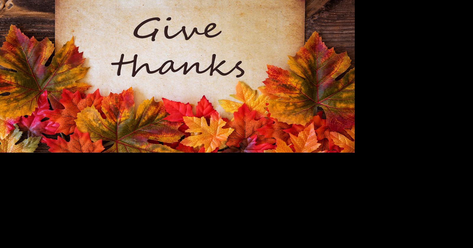 What Are You Thankful For? | Community | yankton.net