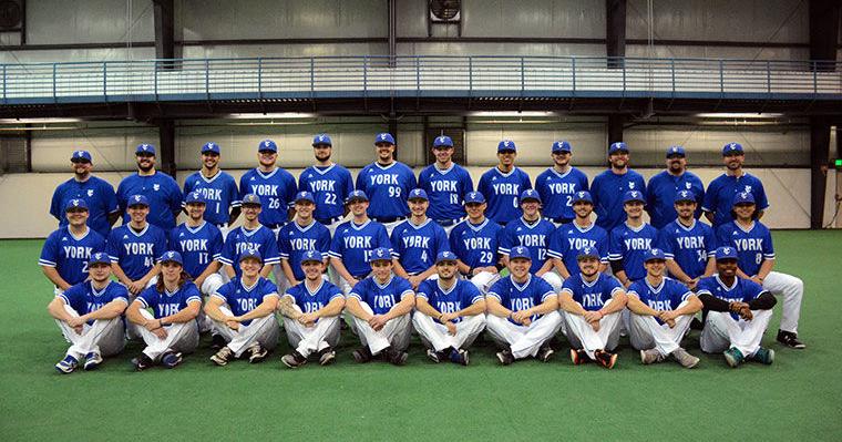 York College baseball schedule