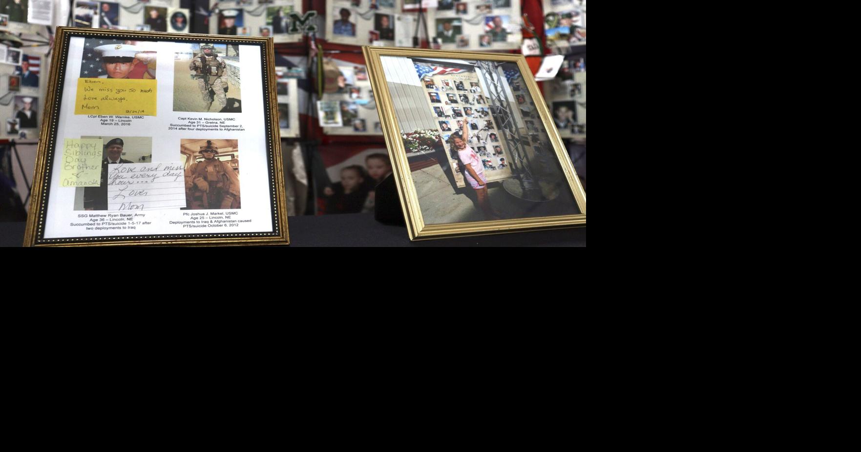 Remembering Our Fallen Heroes display now at county fair