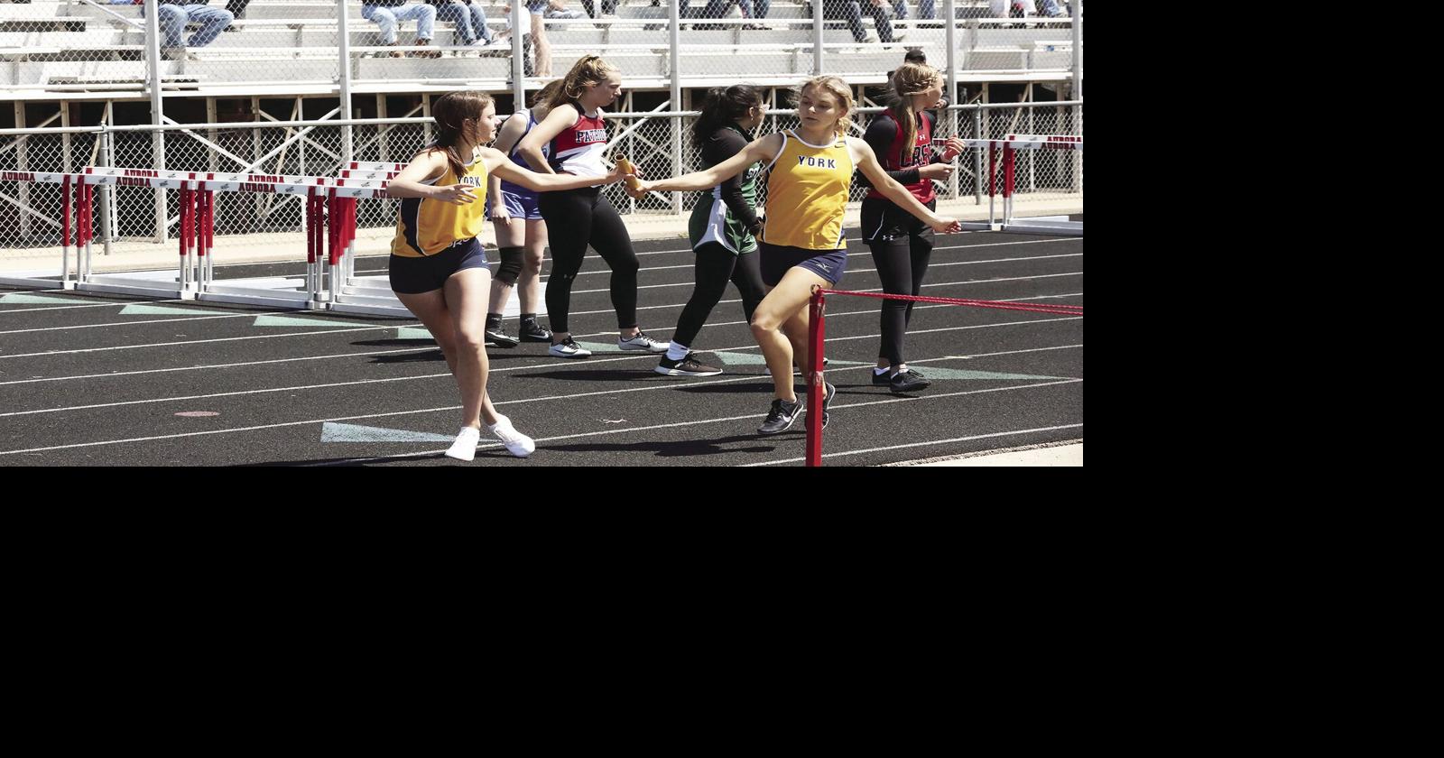 York girls tune up for district, state track meets