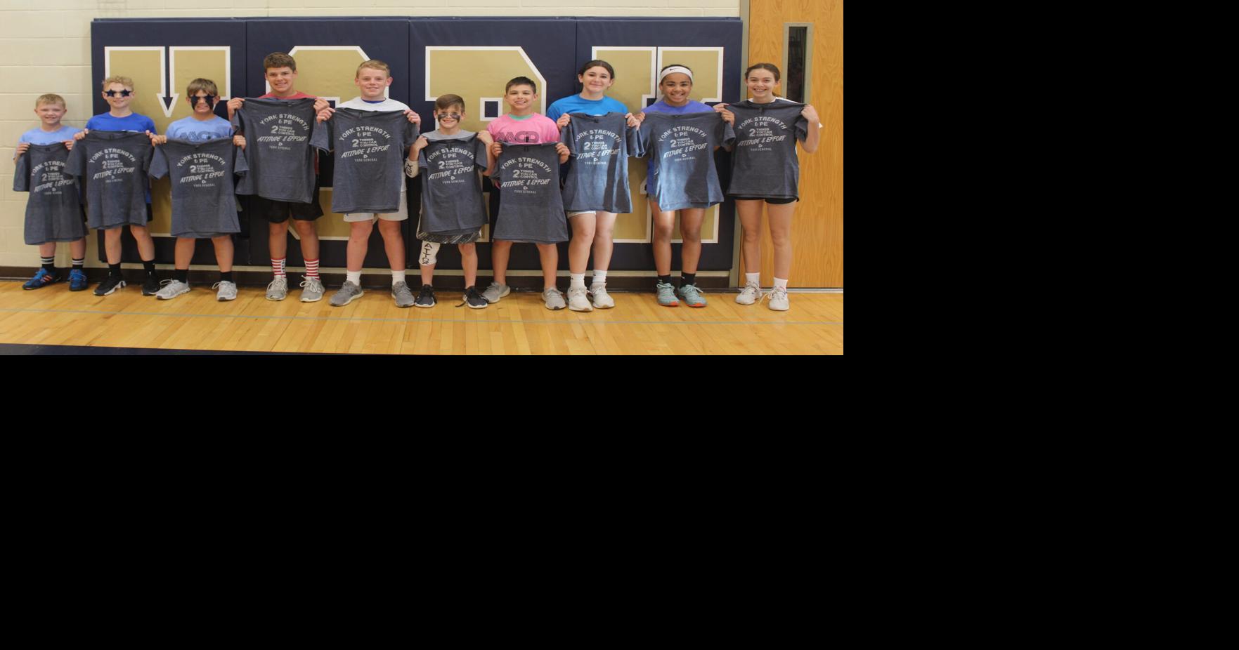York Middle School students earn fitness awards