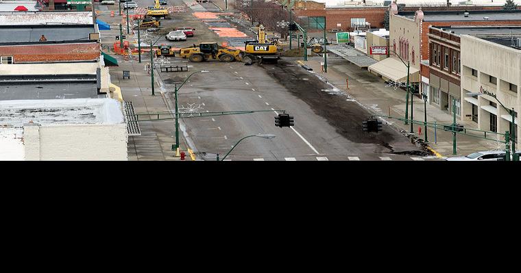 Water main work continues