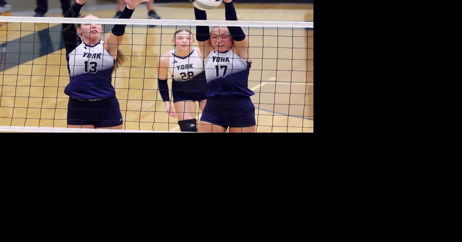 York Dukes volleyball sweeps Malcolm