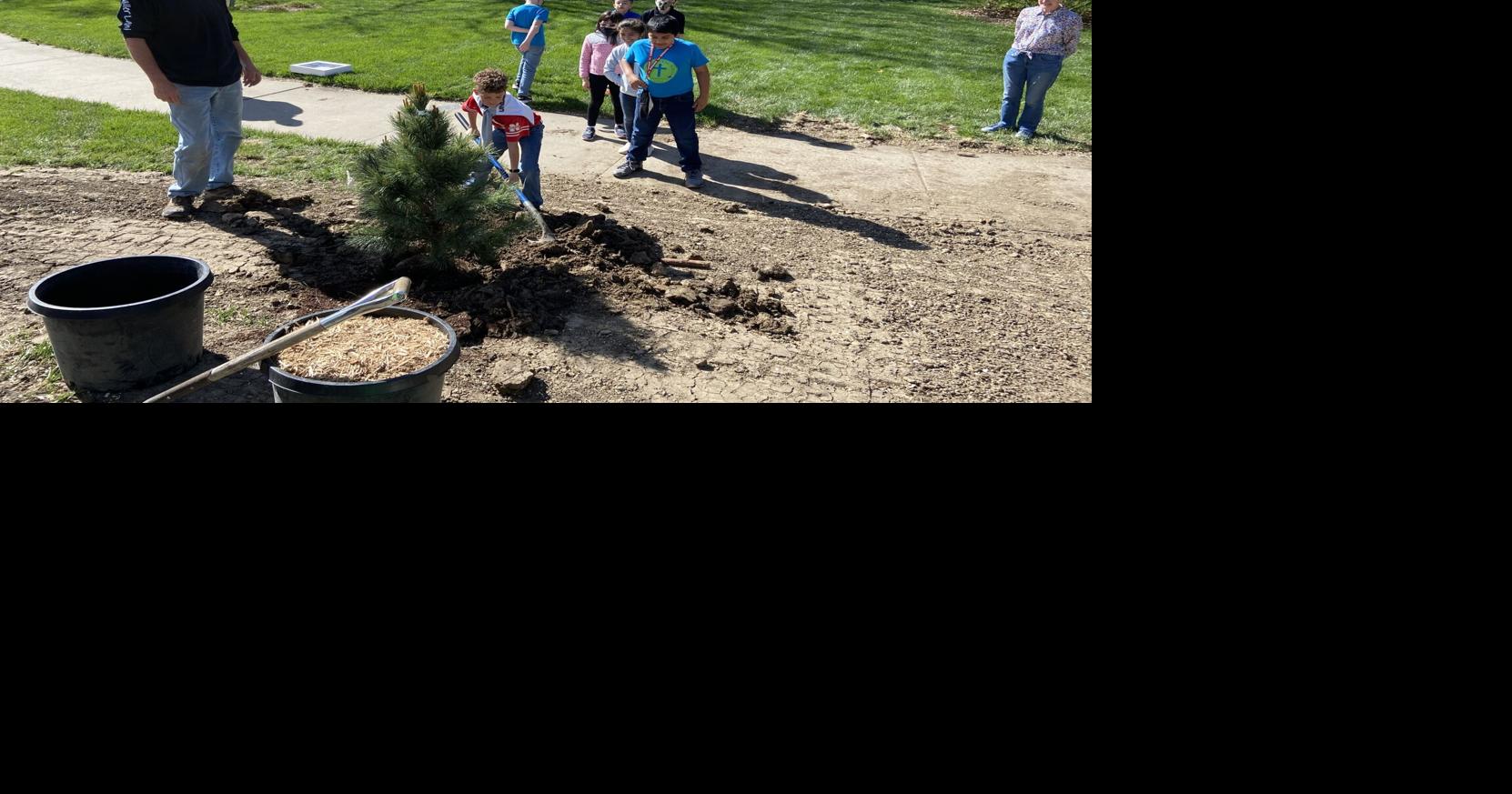 Arbor Day celebrated with kids' tree planting