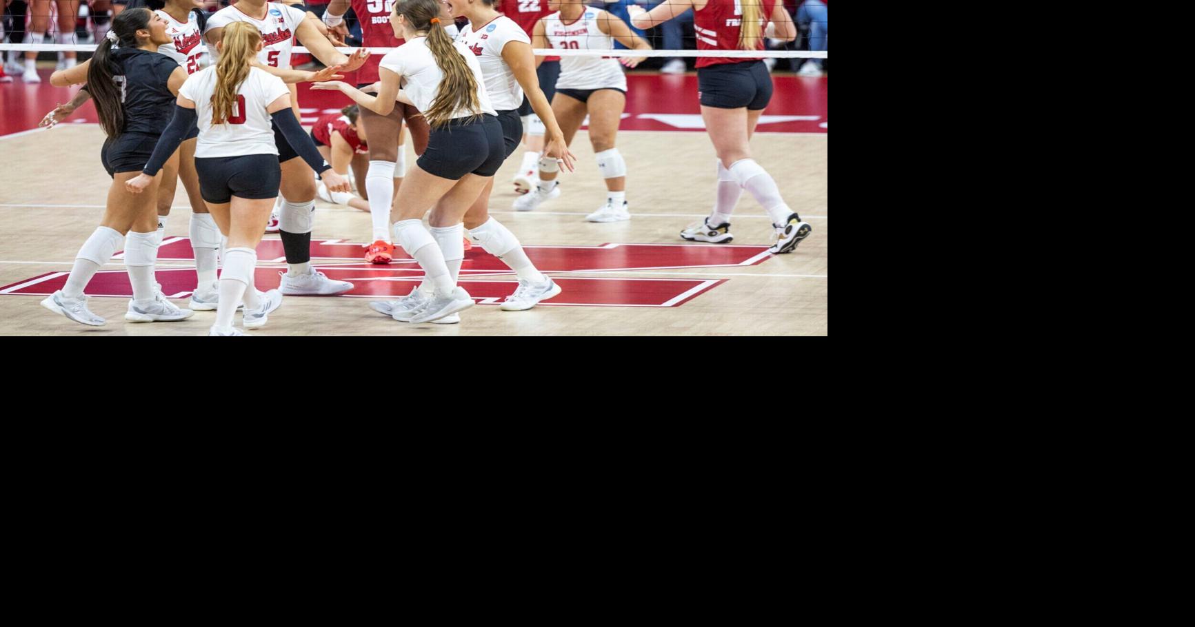 Nebraska volleyball sweeps Wisconsin in Elite Eight match