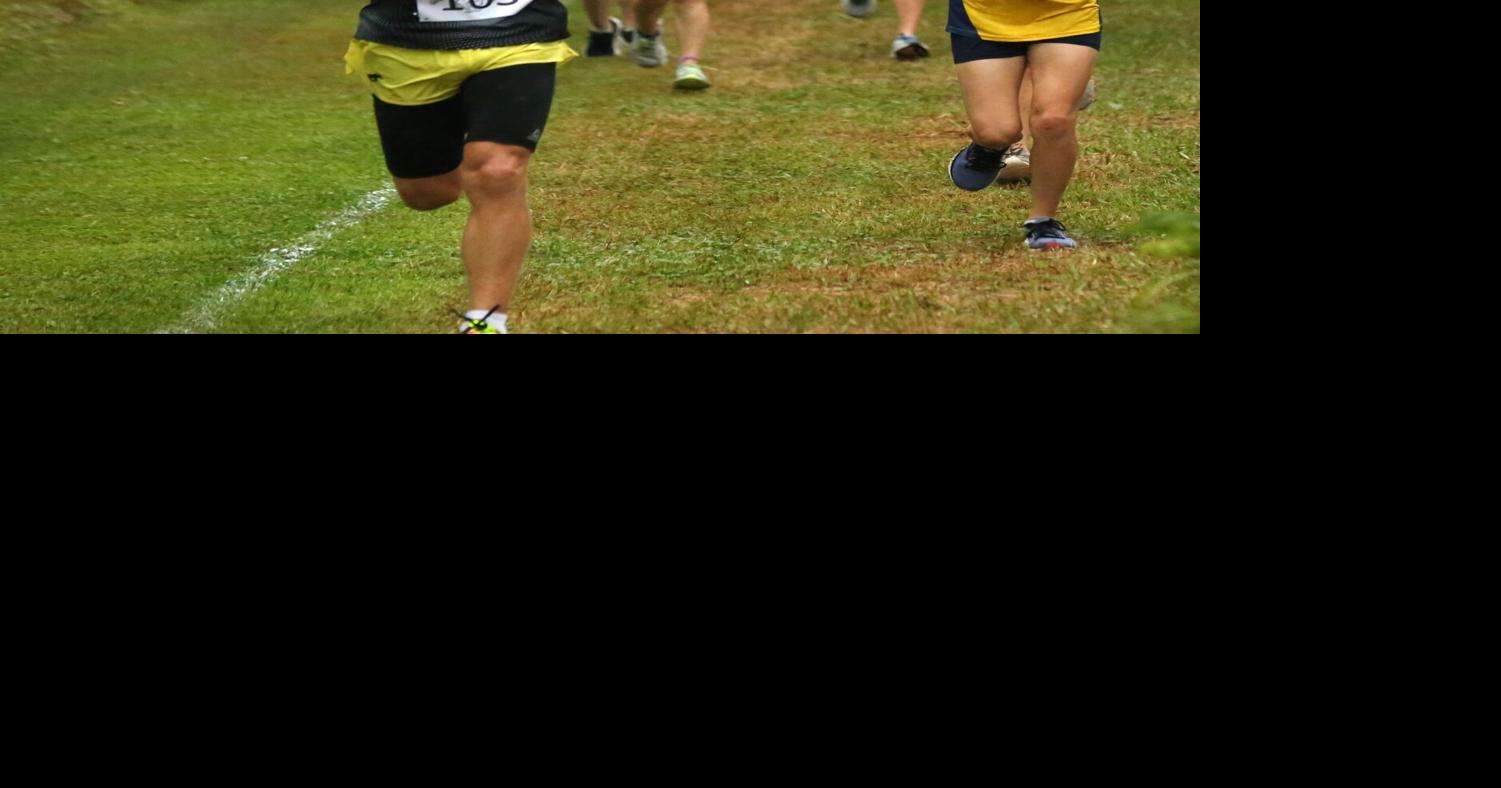 Weather breaks long enough for boys 3K run at Camp Kateri