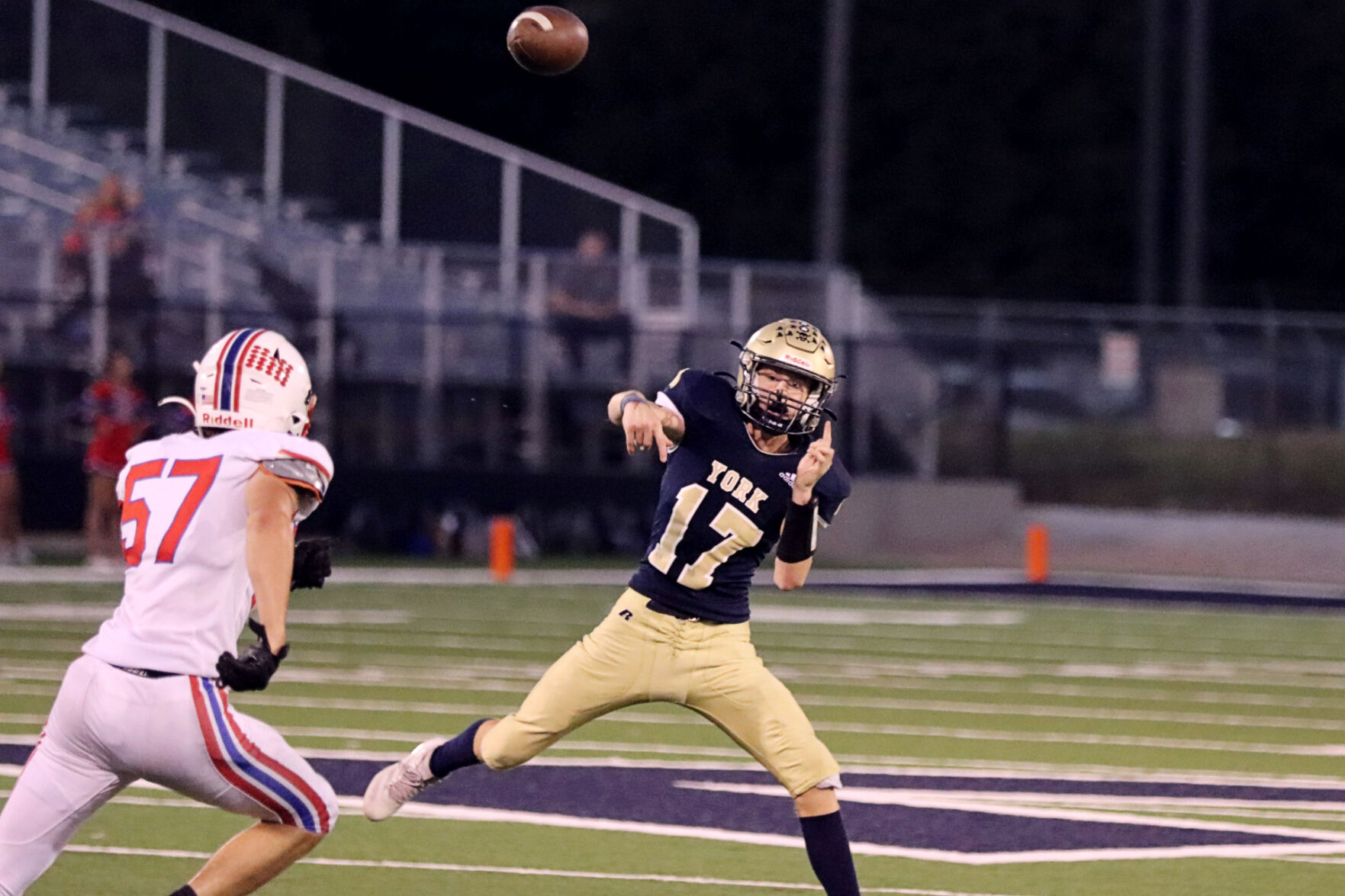 York Dukes Dominate Crete Cardinals 31-0 on Homecoming Day - BVM Sports