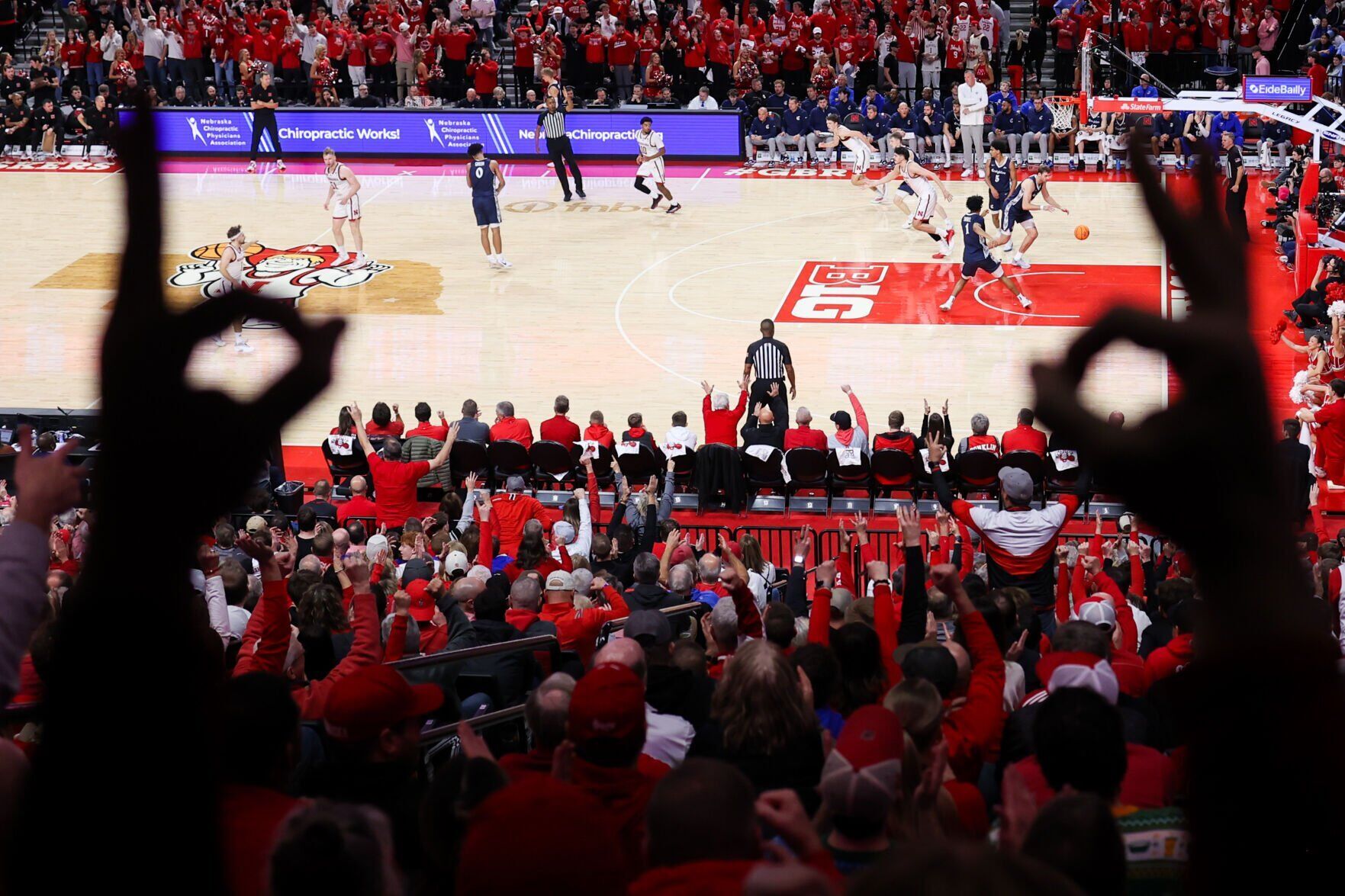 Nebraska's Pryce Sandfort continues to evolve, on and off court