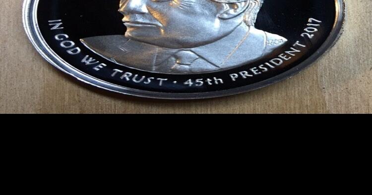 New Donald Trump coin minted in Newmarket to be delivered to White House