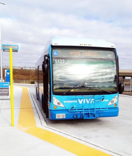 Newmarket's public transit bus rapidway cuts travel times by a third