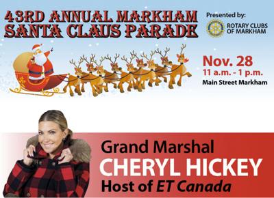 ET Canada host to be grand marshal of Markham Santa parade