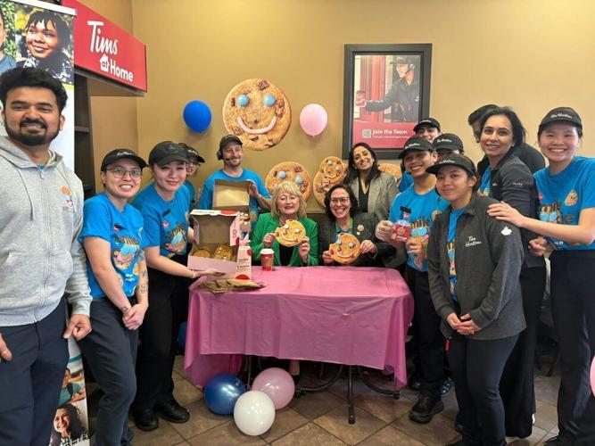 Aurora Tim Hortons Smile Cookie sales support mental health