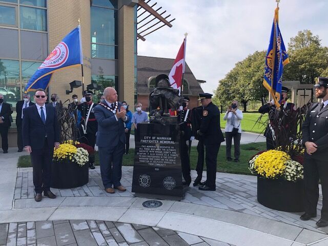 'Ultimate sacrifice': Markham unveils memorial to five fallen firefighters