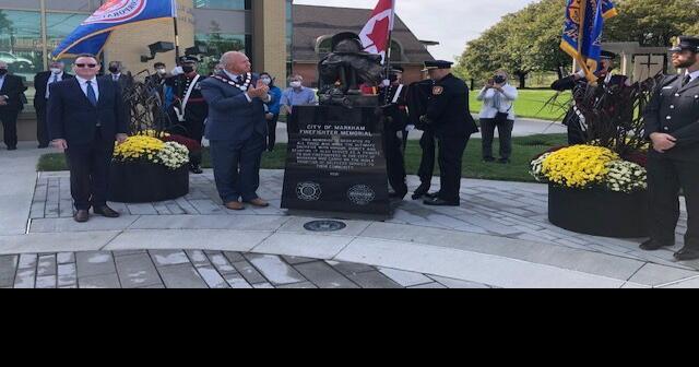 'Ultimate sacrifice': Markham unveils memorial to five fallen firefighters