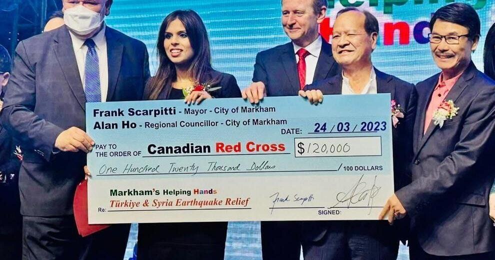 Markham group supports Turkey, Syria earthquake relief