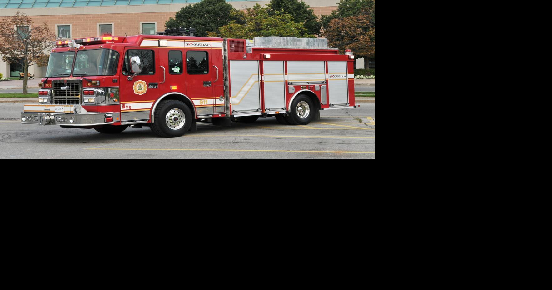 Markham's new fire trucks going green