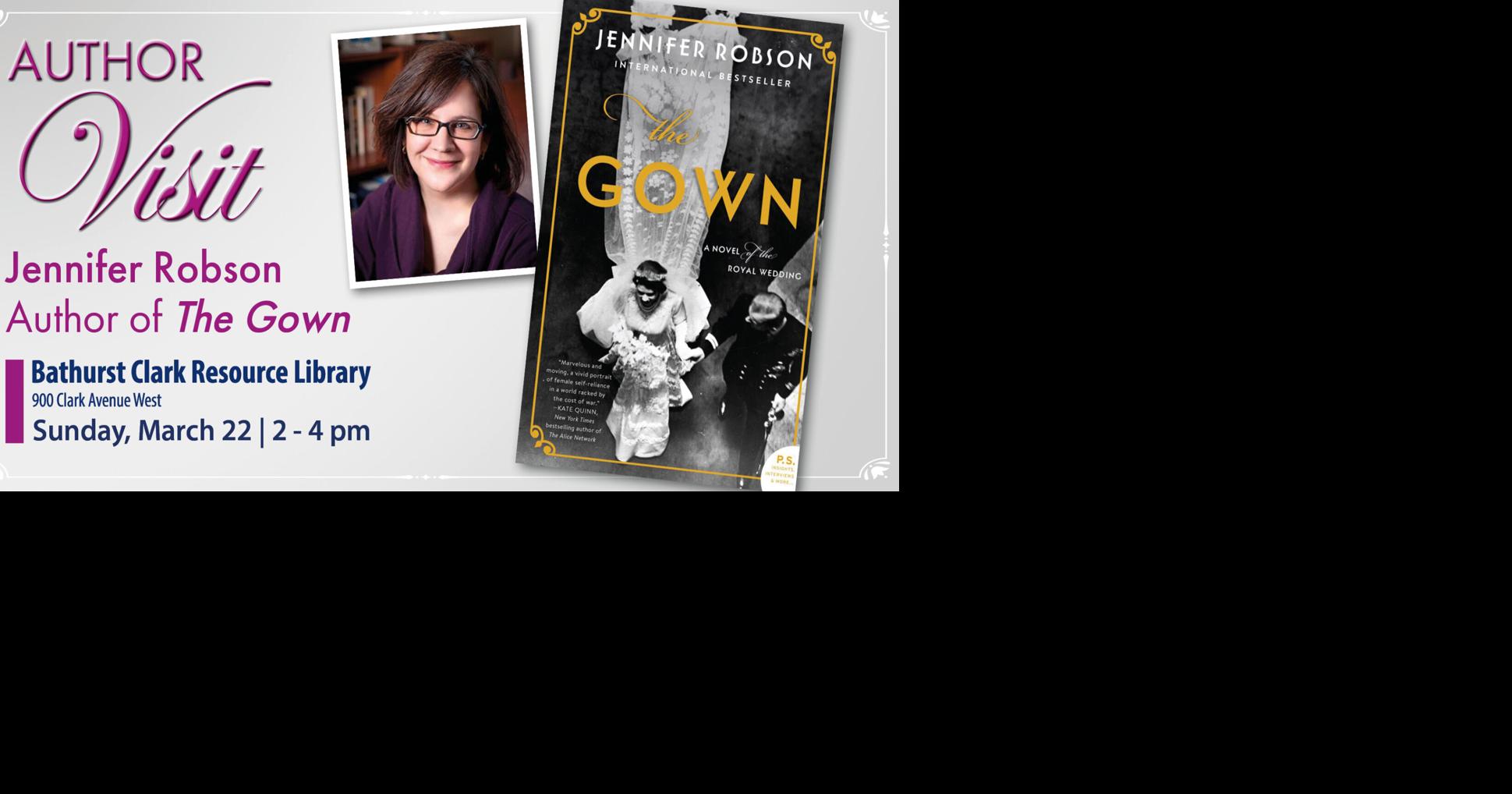 Jennifer Robson, author of The Gown, coming to Vaughan Public Libraries