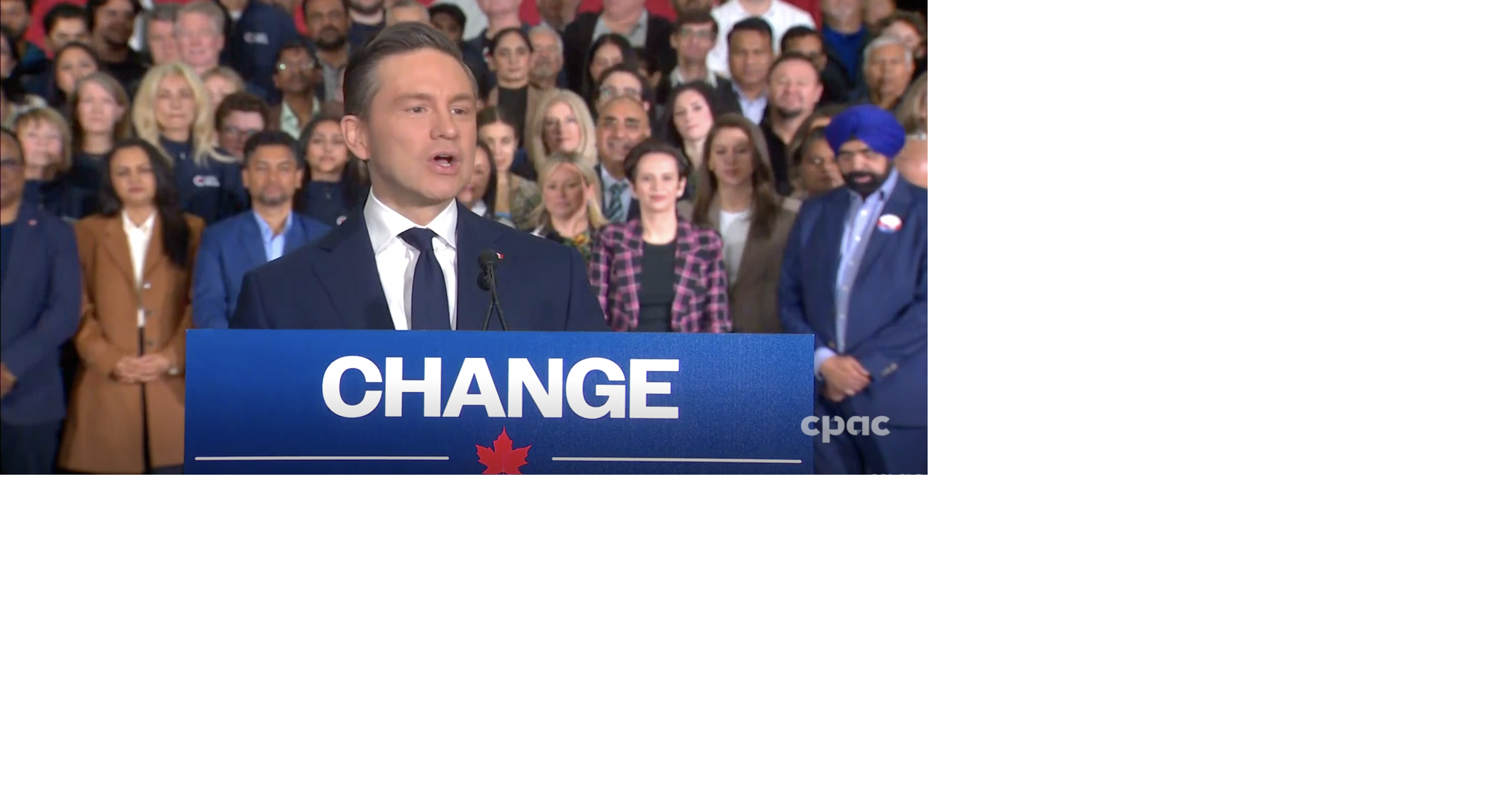 Pierre Poilievre unveils Conservative platform in Vaughan