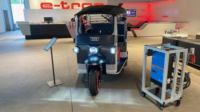 First Look - Audi Brussels e-Tron EV plant and e-rickshaws