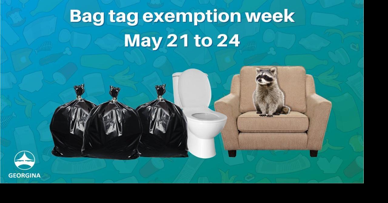 Waste recycling bag tag exemption week is back in Georgina