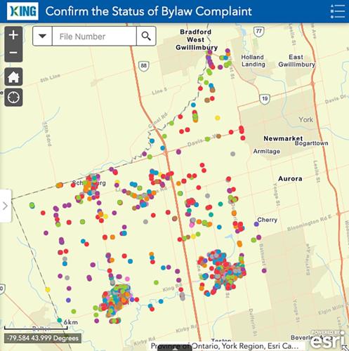 King’s new bylaw investigation map allows users to view complaint ...