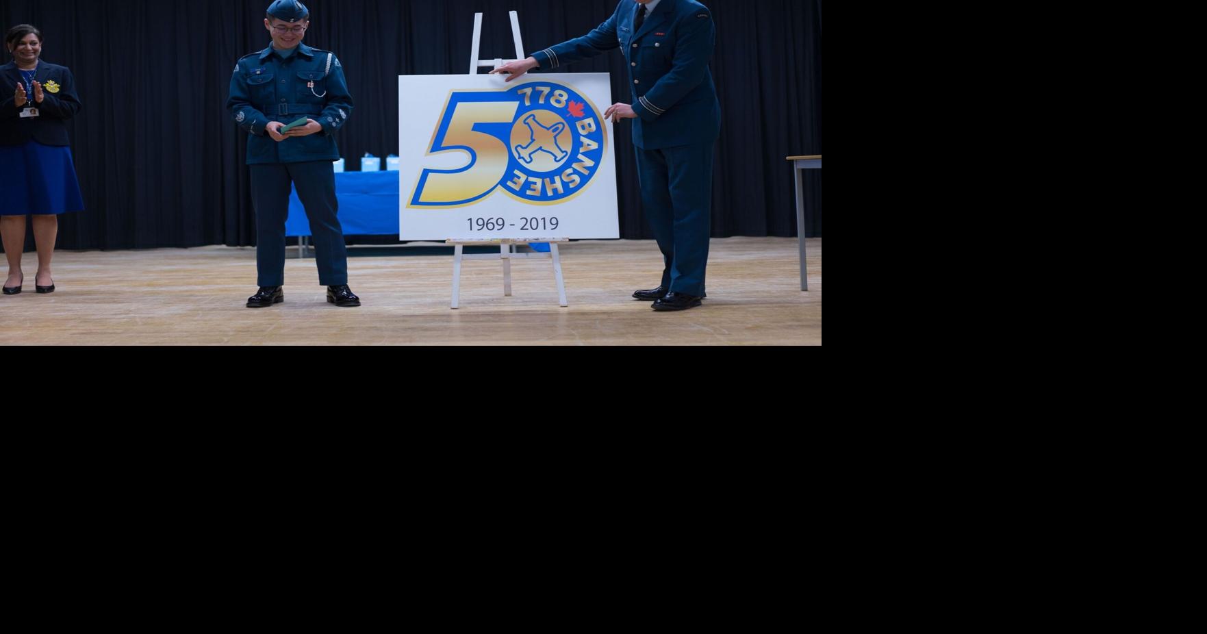 Winning logo/pin design for 778 Banshee Squadron's 50th anniversary ...