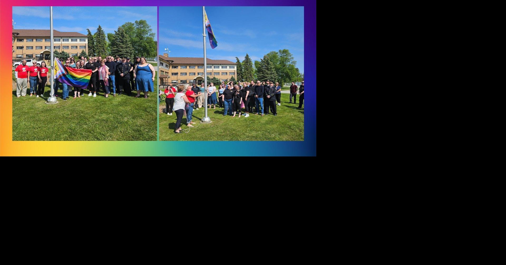 Georgina raises Pride flag, promotes event this weekend