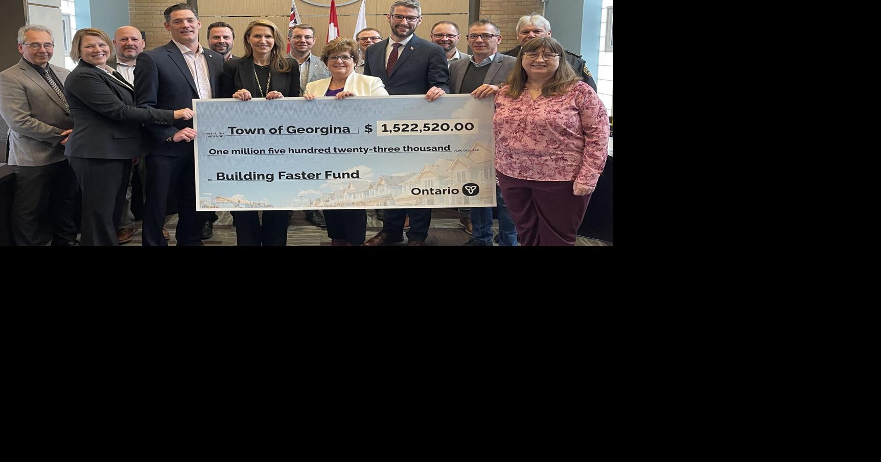 Georgina receives $1.5M from province’s Building Faster Fund