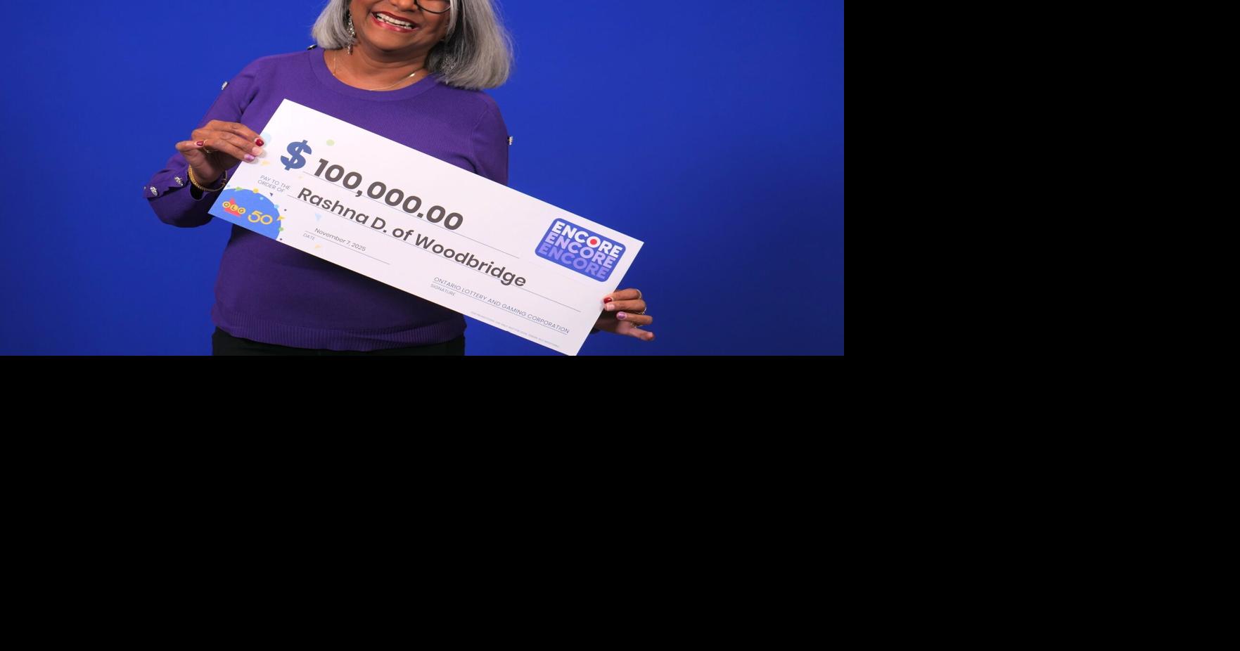 Latest lotto winner in Woodbridge wins $100k in Lotto Max