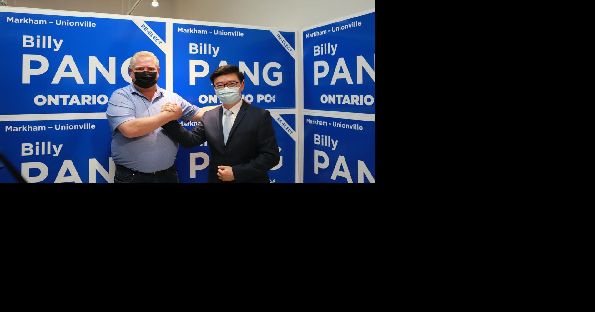 VOTE 2022: Incumbent Billy Pang holds Markham-Unionville in another PC majority