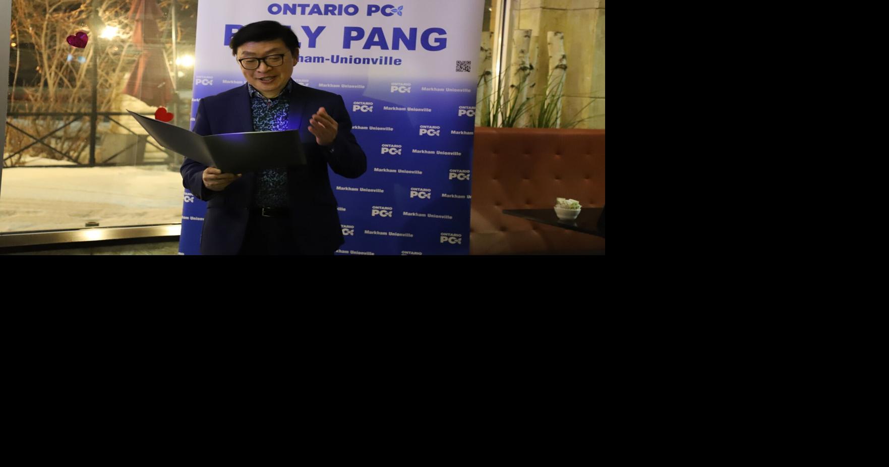 PC’s Billy Pang wins third term as Markham-Unionville MPP