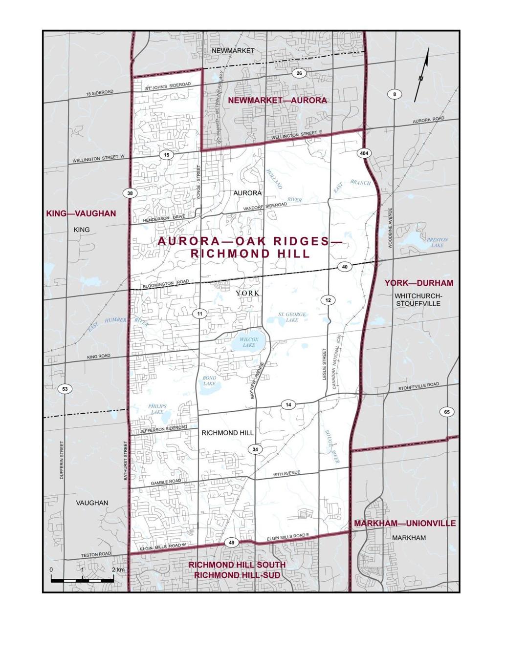 Riding Aurora—Oak Ridges—Richmond Hill at a glance