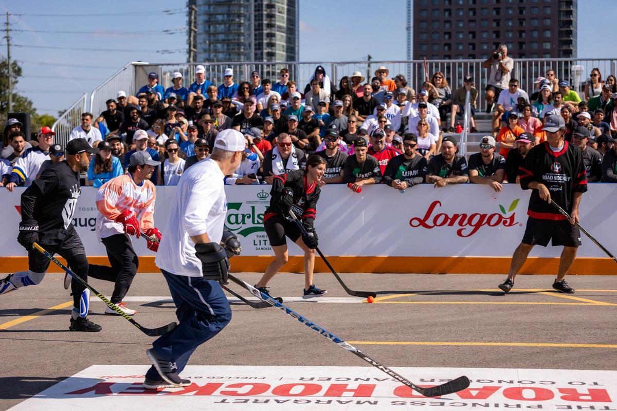 Road hockey fundraiser in Vaughan on Sept. 28