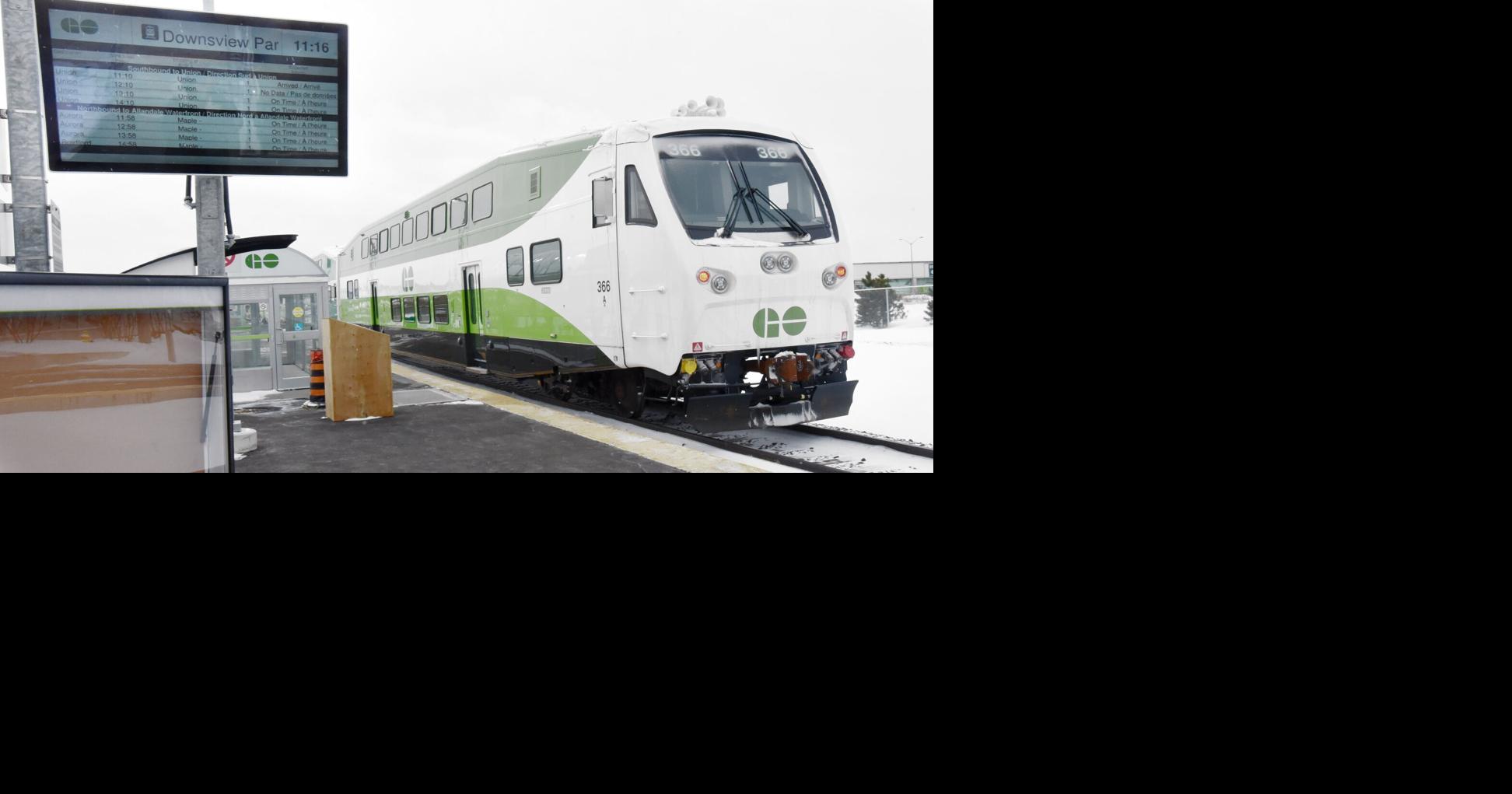 GO train Barrie line halted after pedestrian struck in Vaughan