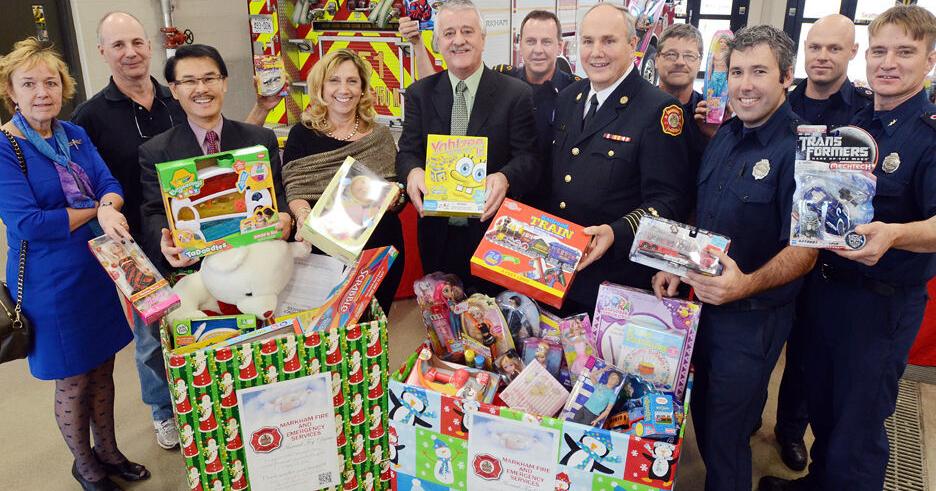 Toy drive kicks off at Markham fire halls, civic centre